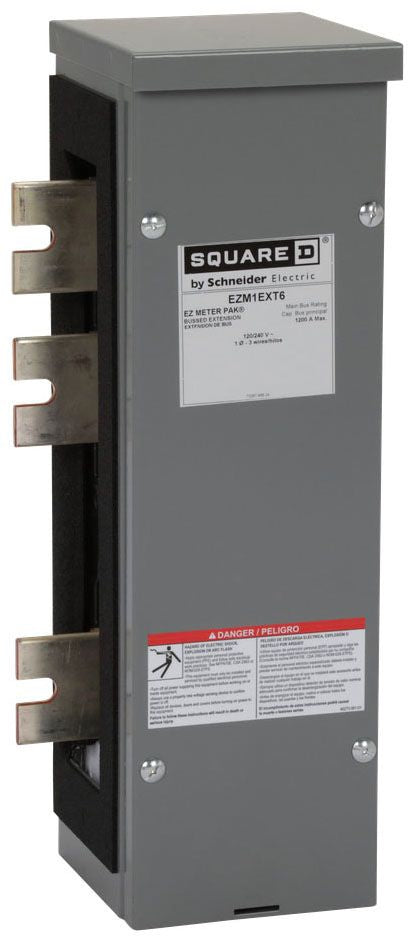 EZM1EXT – Square D 1200A - 1-Phase Bus Extension for EZ Meter‑Pak – My ...