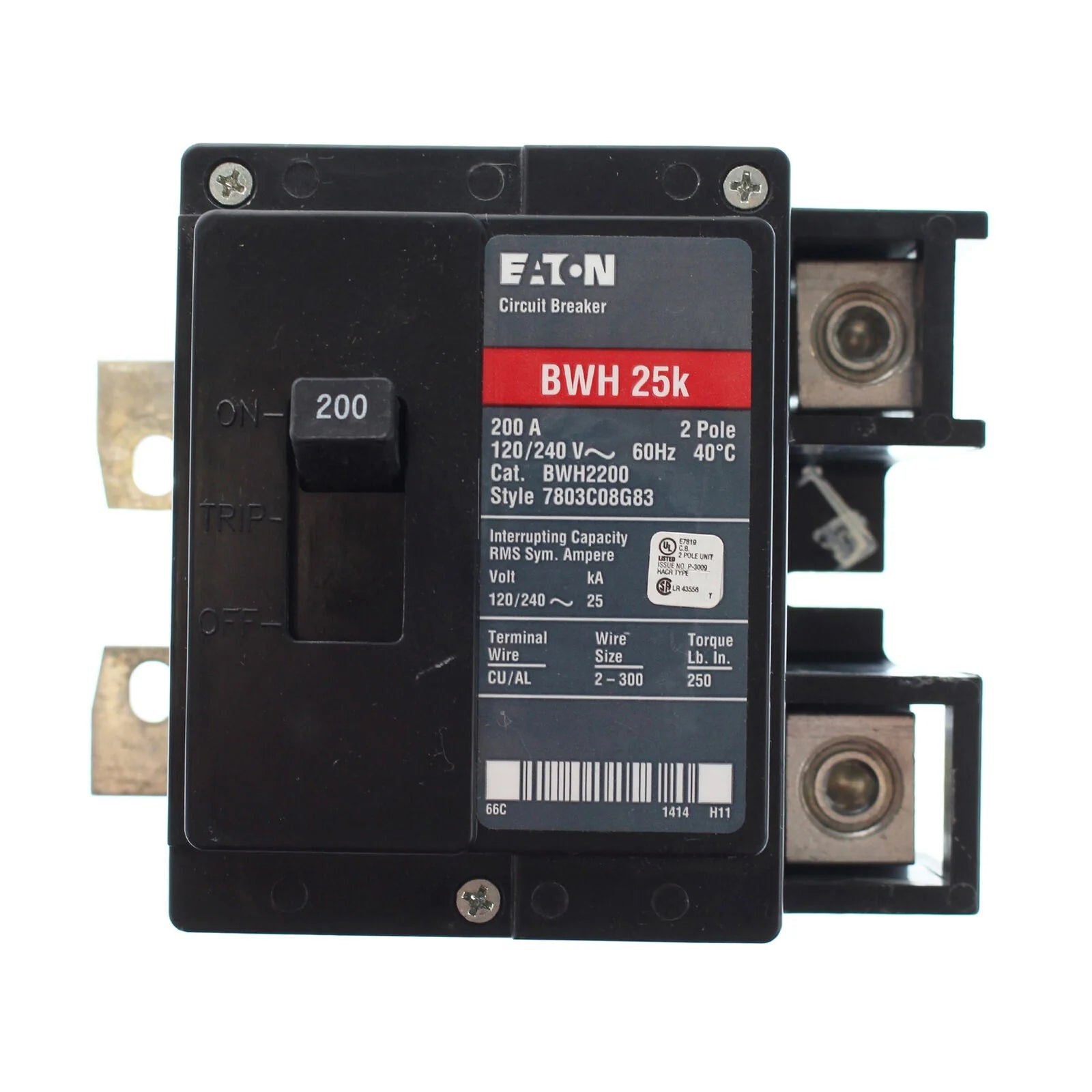 BWH2200 - Eaton - Main Circuit Breaker – My Circuit Breakers