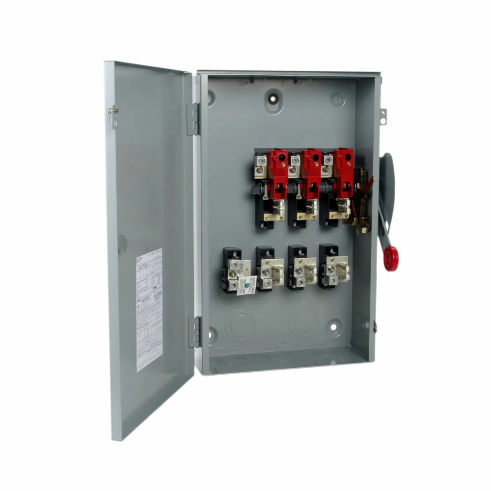 EATON DG324NRK Disconnect Switch | 240V 200A 3P 3R Fusible DG Series ...