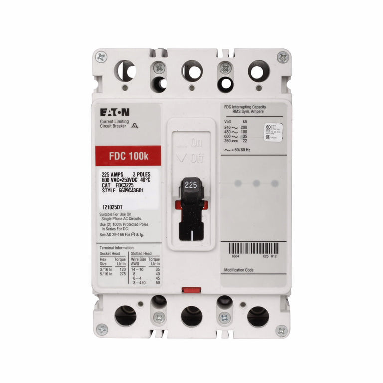FDC3100L - Eaton - Molded Case Circuit Breaker – My Circuit Breakers